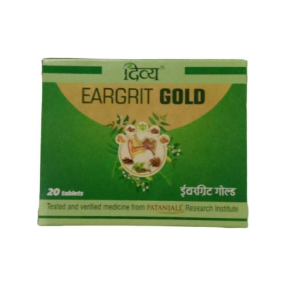 Patanjali Divya Eargrit Gold 20 Tab Pack Of 1- Buy Online At Rajivdixits – rajivdixits