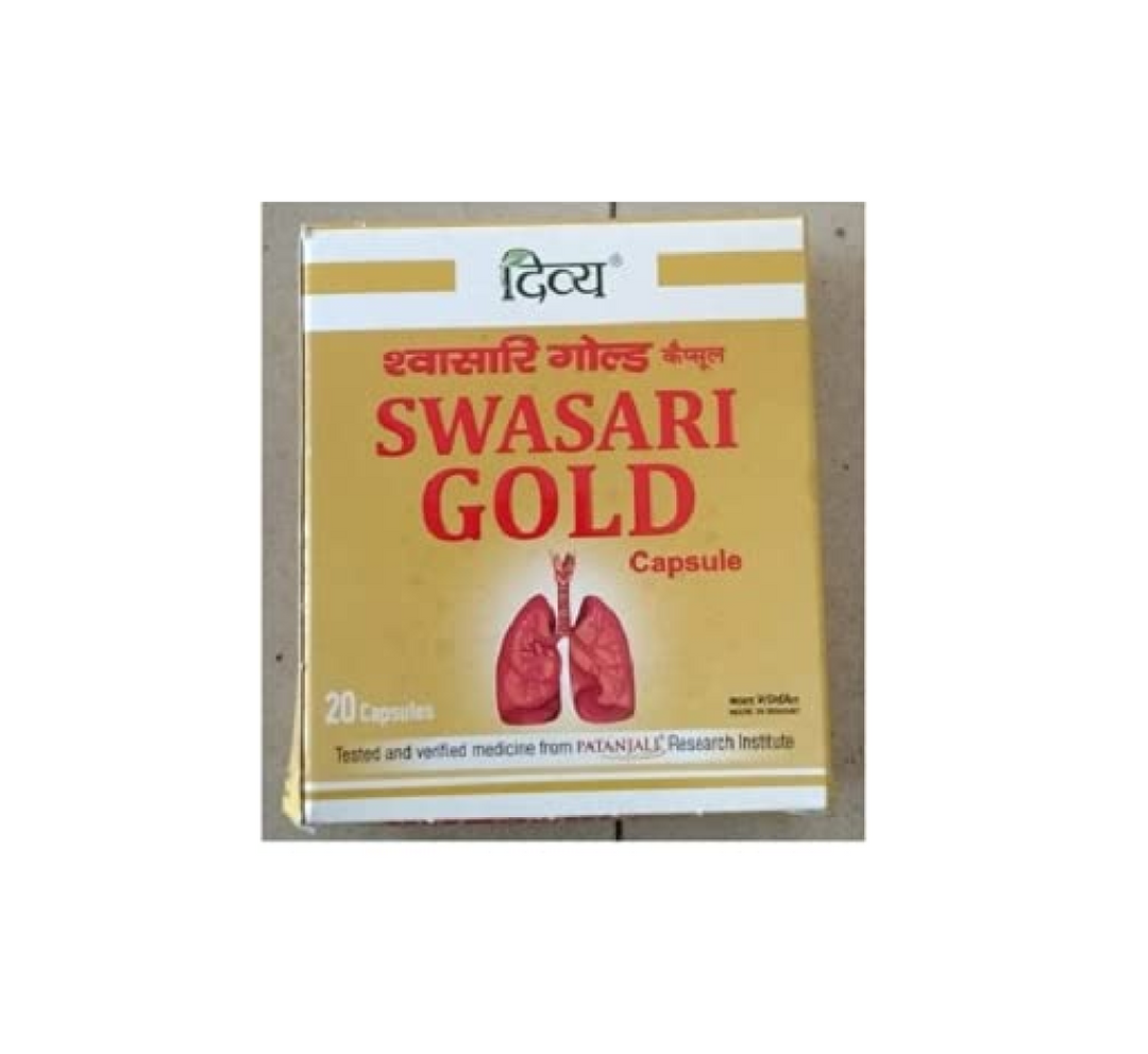 Patanjali Divya Swasari Gold 20 capsule Pack of 1 – rajivdixits