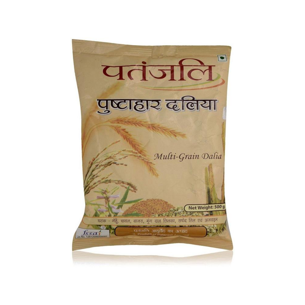 Patanjali Pushtahar Dalia 500 gm 2 Pcs - Buy Online – rajivdixits